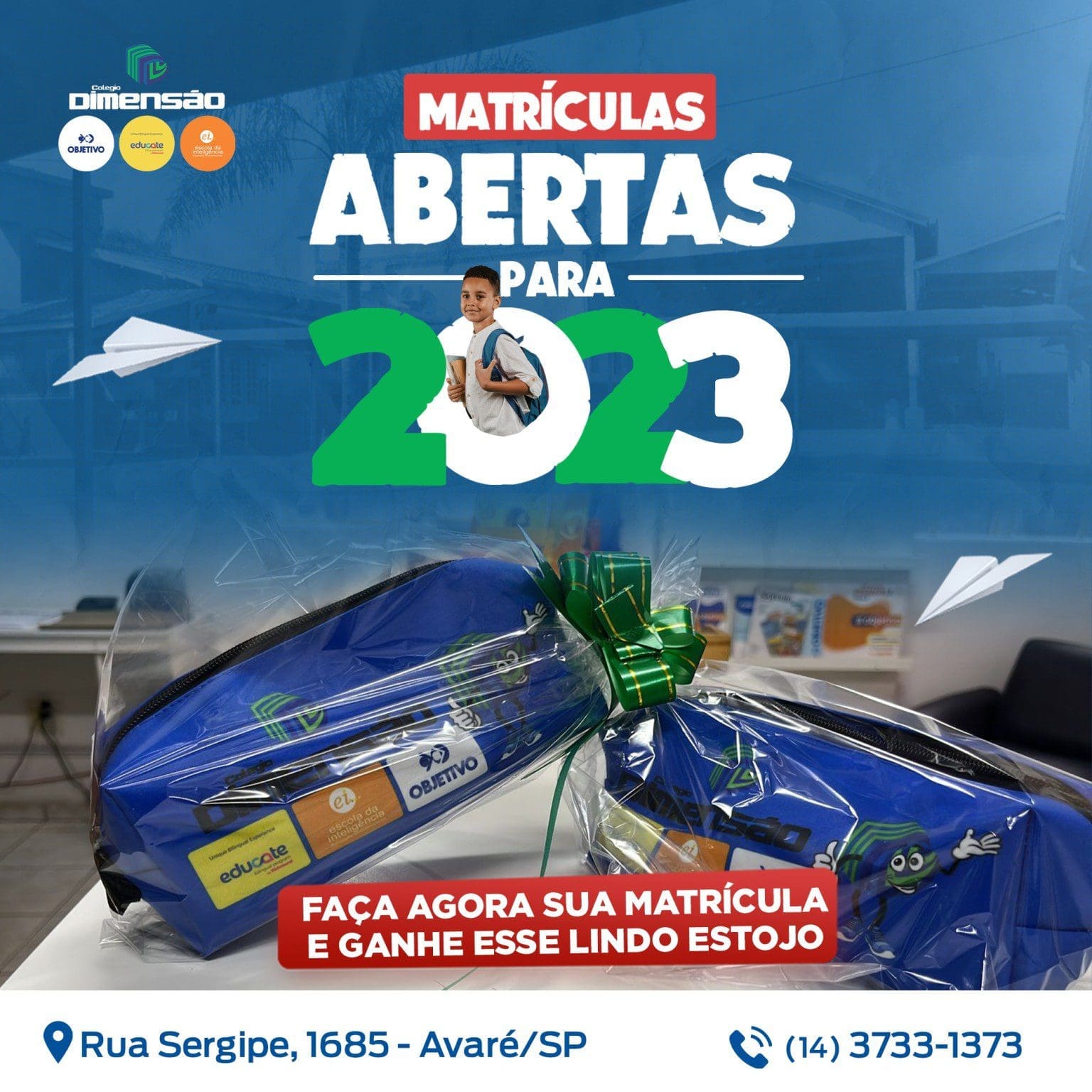 Matrículas abertas para 2023! - Dimensão Avaré